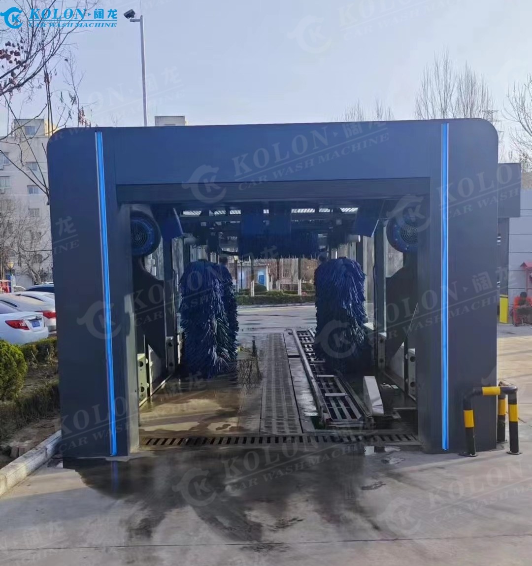 Automatic Car Wash Tunnel Equipment for 3 Phases Power Requirement