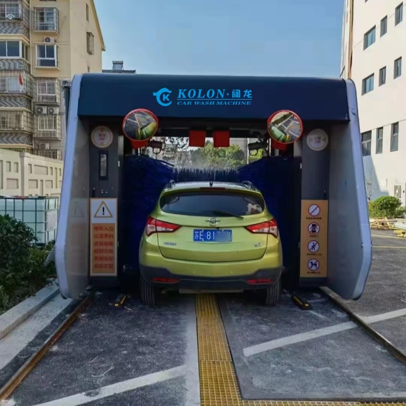 15 Cars/Hour Rollover Car Wash Machine with Foam Spraying